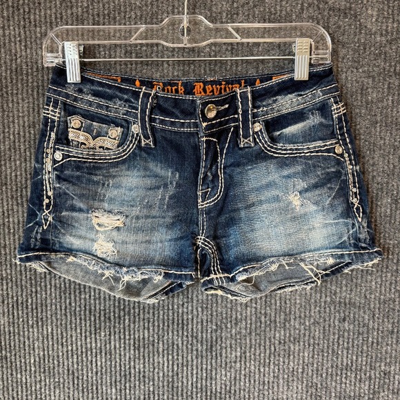 Rock Revival | Shorts | Rock Revival Denim Shorts Womens 28 Embellished ...